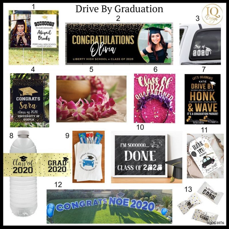 13 Drive By Graduation Ideas To Make Your Senior Feel Loved! • IQ Design